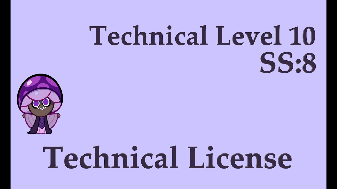 CROB Technical License (Technical Level 10) | Jinx lol | Cookie Run ...