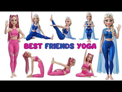 Best Friends Yoga | Yoga for Kids | Yoga for Flexibility | Elsa and Mira