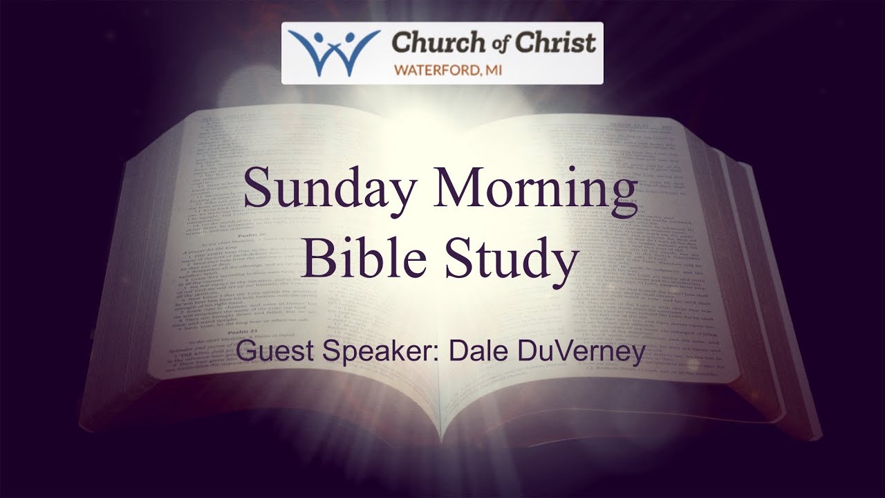 Sunday AM Class 5/19/2024 - YouTube