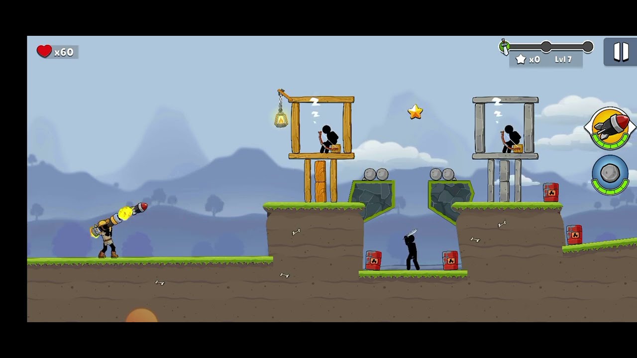 Boom Stick | Level 7 | Android gameplay | yogames - YouTube