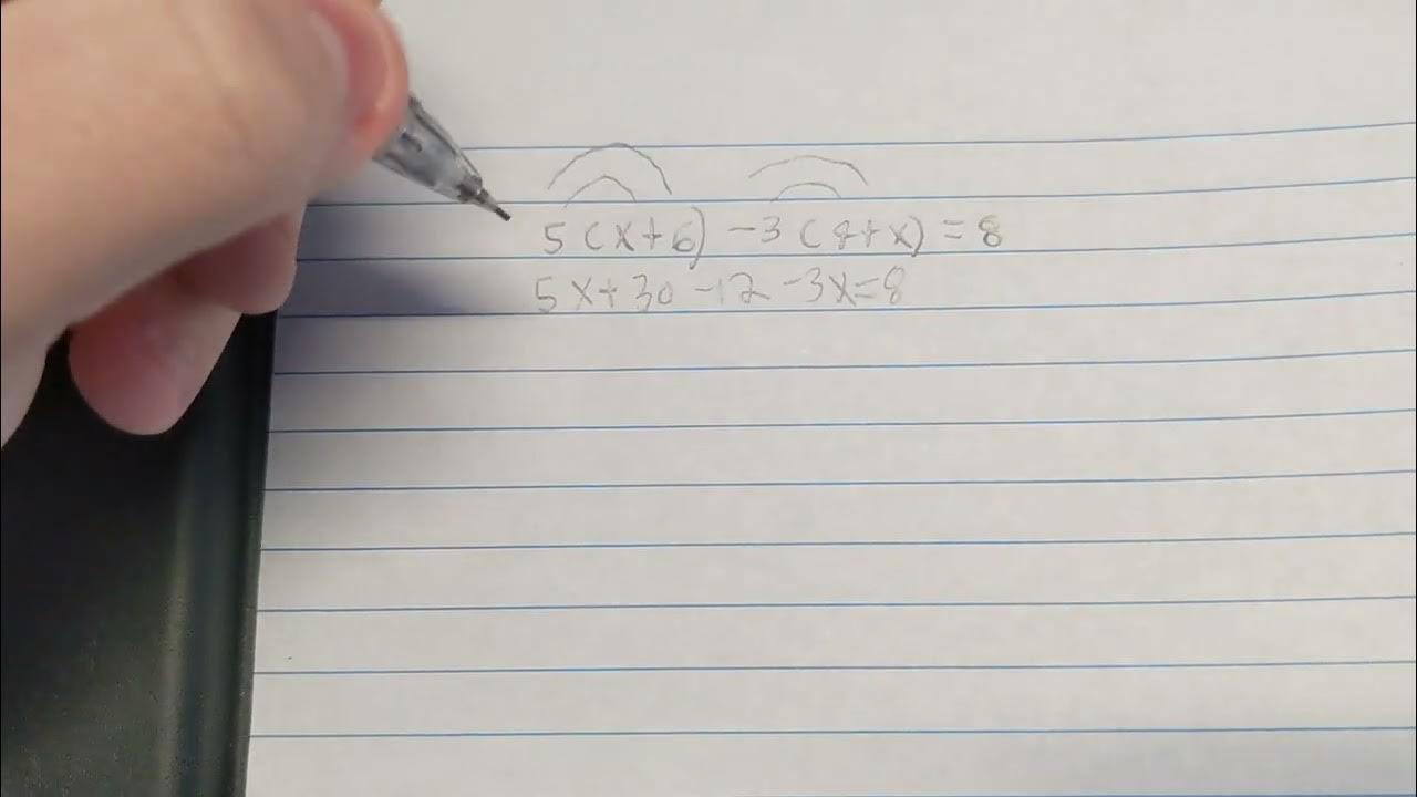 linear equations part 1 - YouTube