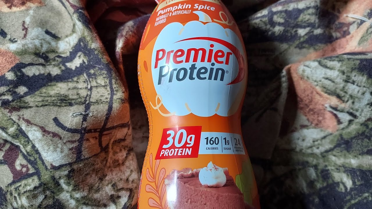 Premier Protein Limited Edition Pumpkin Spice Sip N Review - YouTube