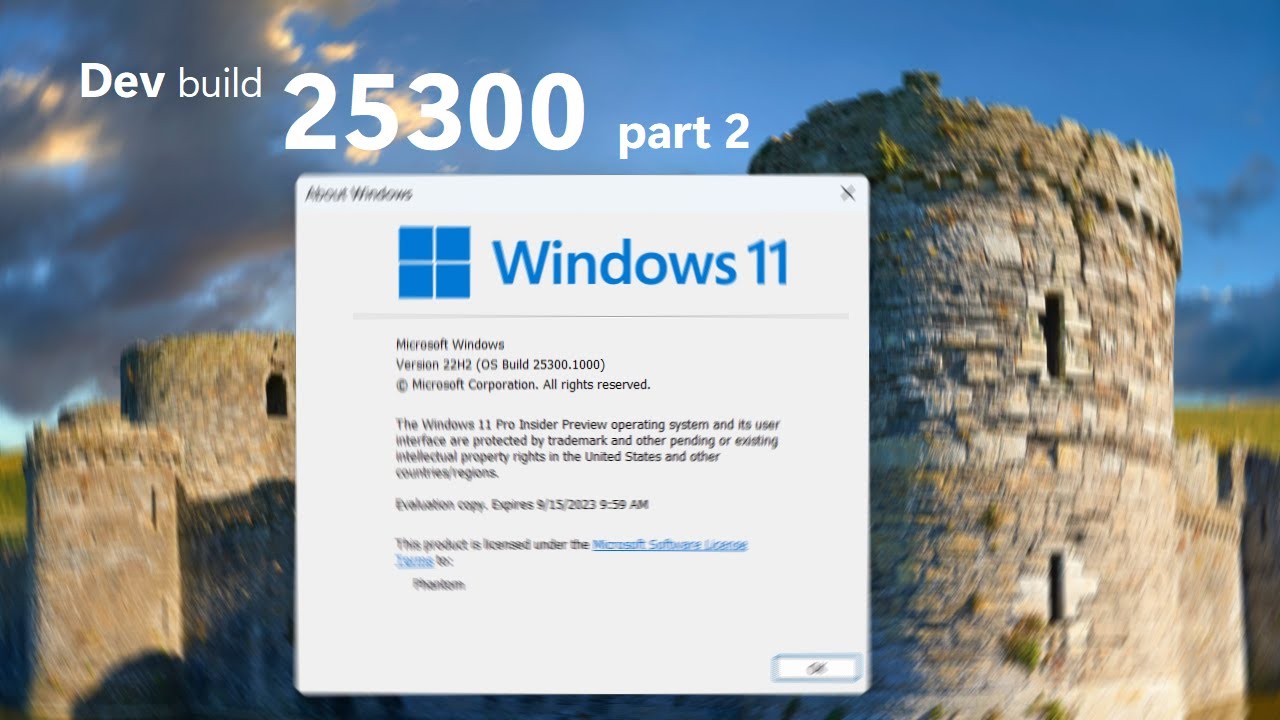 Windows 11 Dev build 25300, part 2 - Hidden features and more updates ...