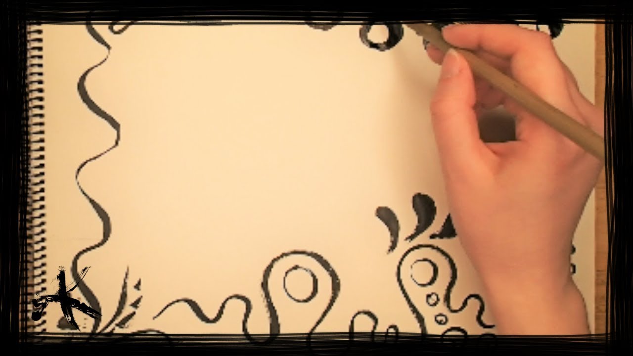 ASMR Drawing ~ Flowing Patterns To Relax II - YouTube