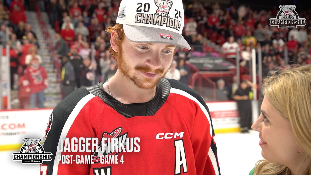 2024 WHL Championship Series Post-Game: Jagger Firkus - YouTube