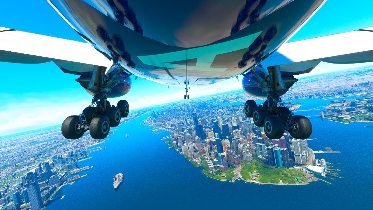 Unbelievable New York landing of Boeing 777 amazes viewers - YouTube