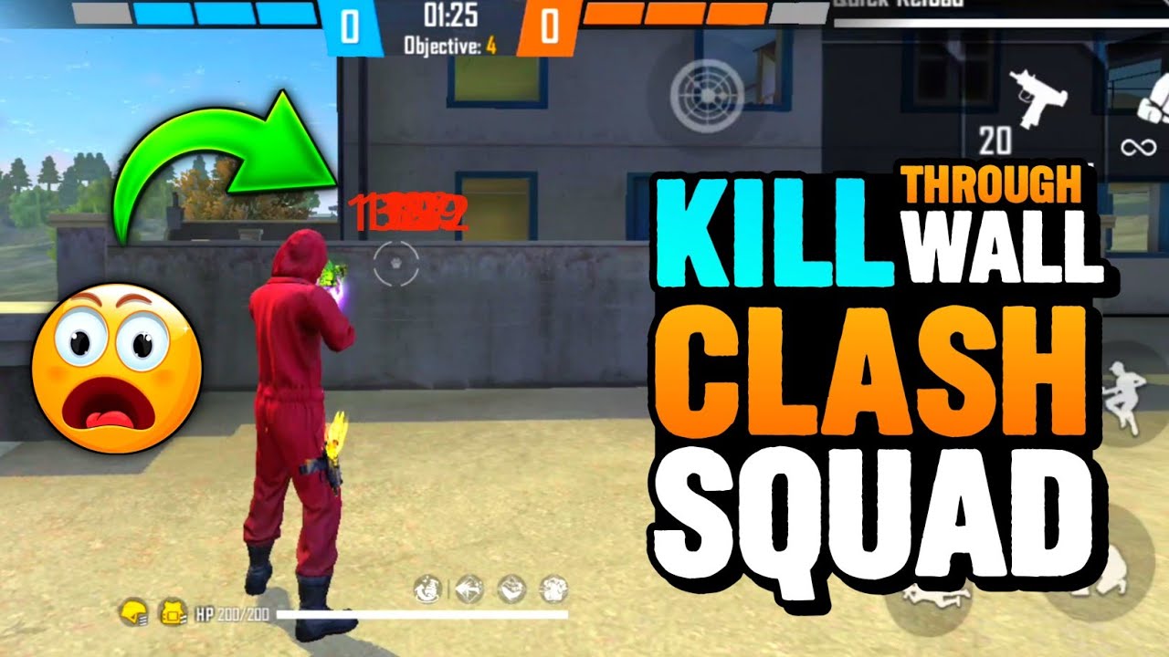 KILL ENEMIES THROUGH WALL IN CLASH SQUAD | TOP 5 COOL TRICKS | GARENA ...