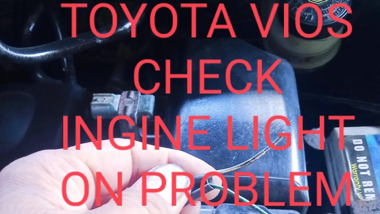 CHECKING ENGINE LIGHT ON PROBLEM SOLVE | TOYOTA VIOS - YouTube