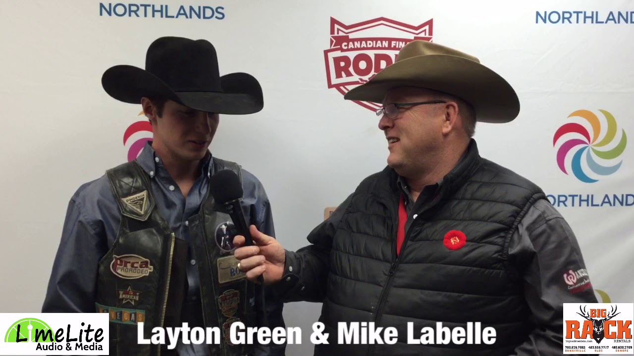 CFR 44 Saddle Bronc Champion Layton Green - YouTube