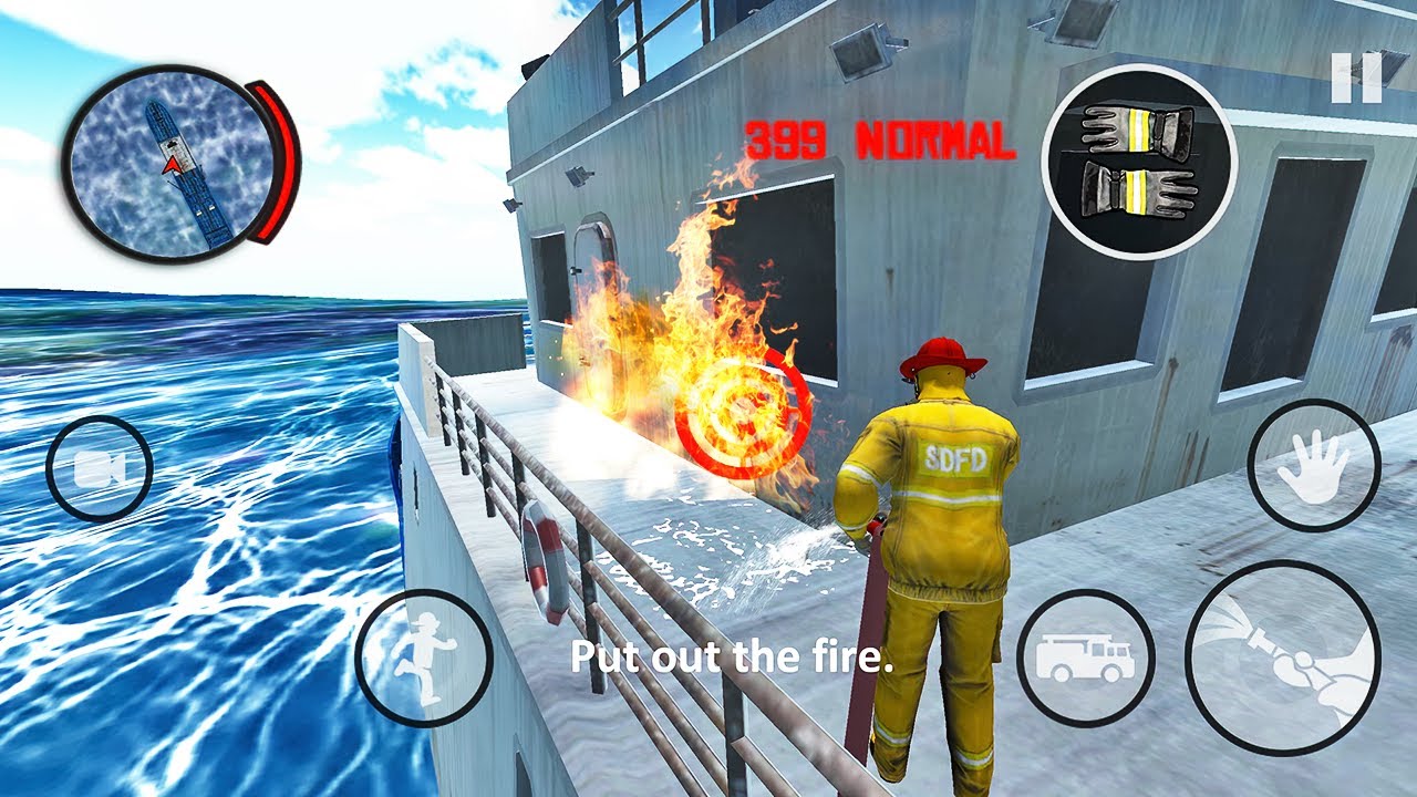 FireFighter Emergency Rescue Game - Fire Truck Rescue Simulator ...