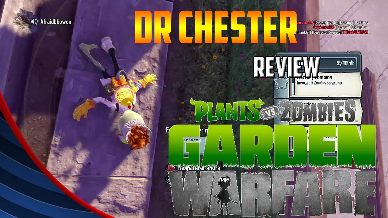 DR. CHESTER | DLC Chester Cheetos Gratis | PvZ Garden Warfare - YouTube