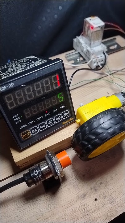 contador de vueltas con sensor y controlador - YouTube