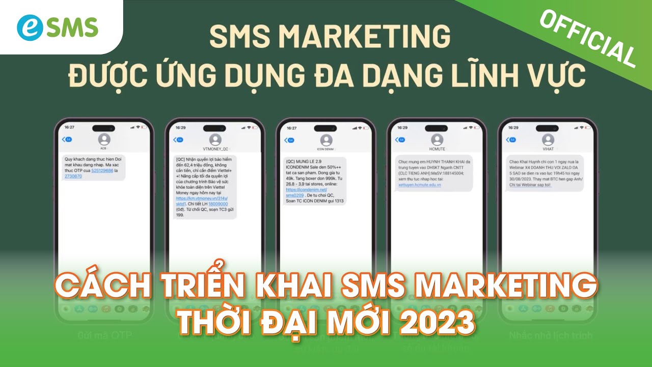 Cách Triển Khai SMS Marketing Thời Đại Mới 2023 | eSMS.vn - YouTube