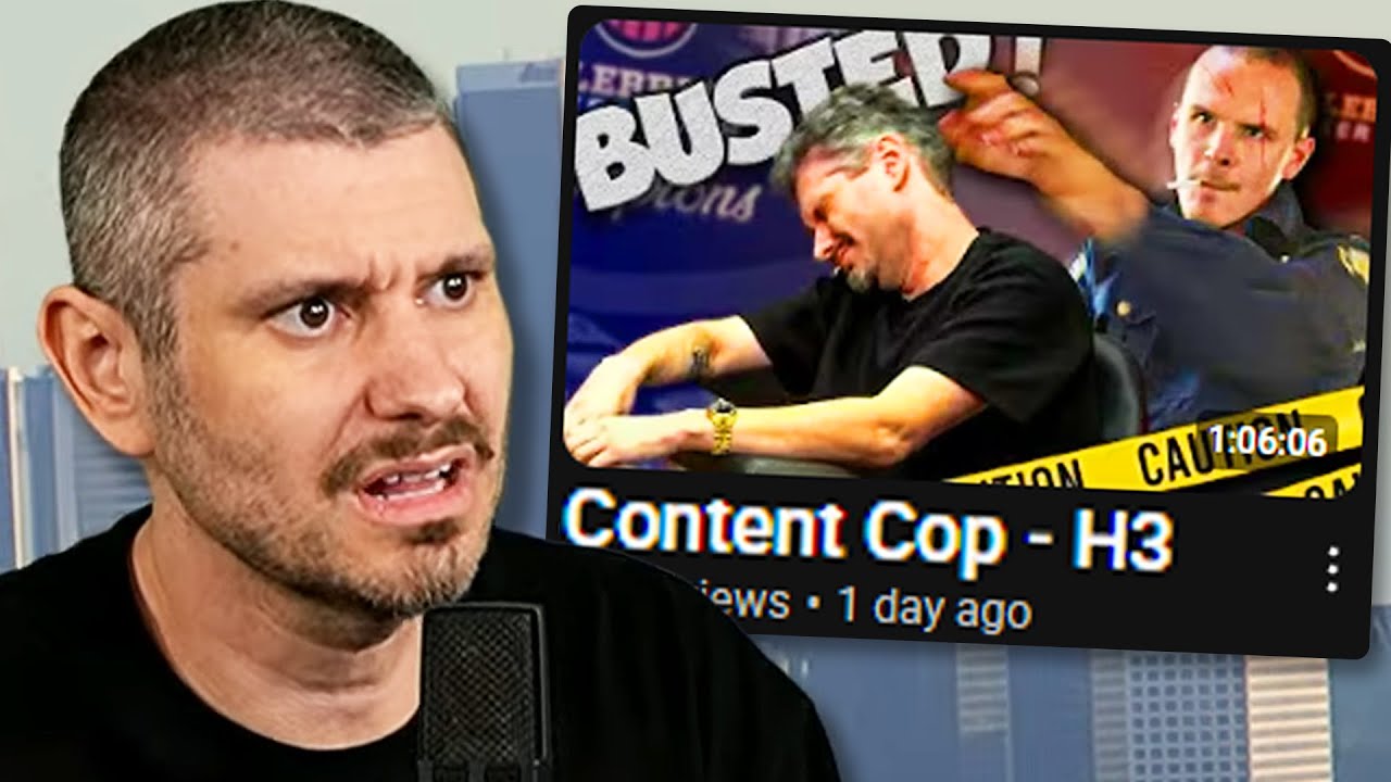 Ethan's Live Reaction To Content Cop Dropping - YouTube
