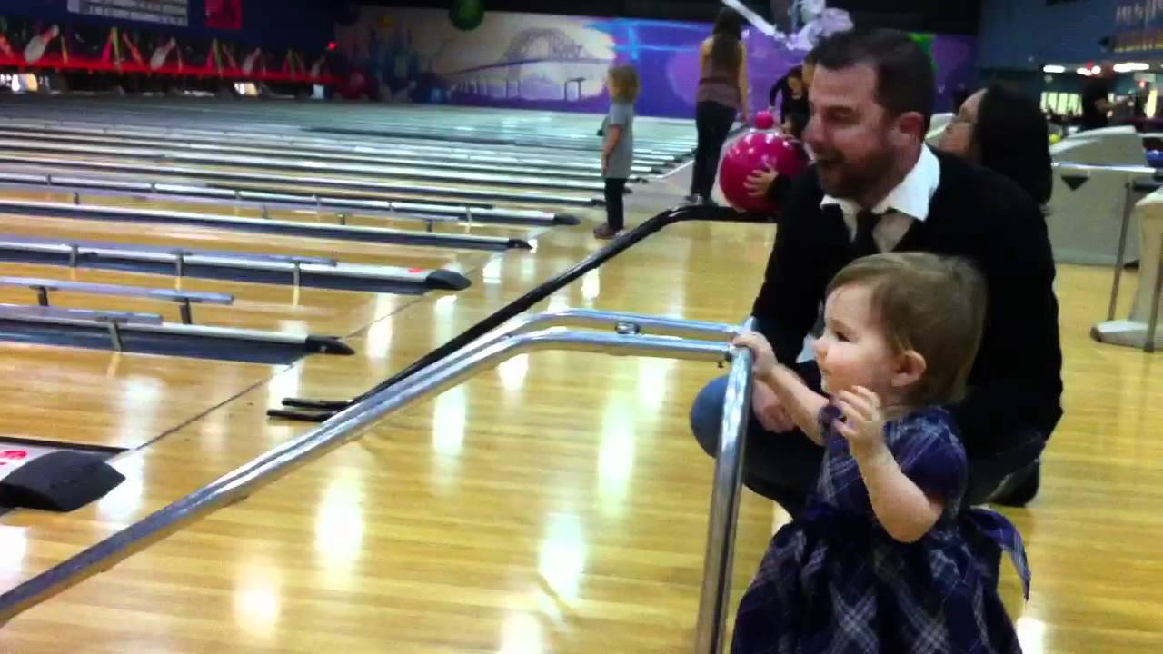 Baby bowling - YouTube