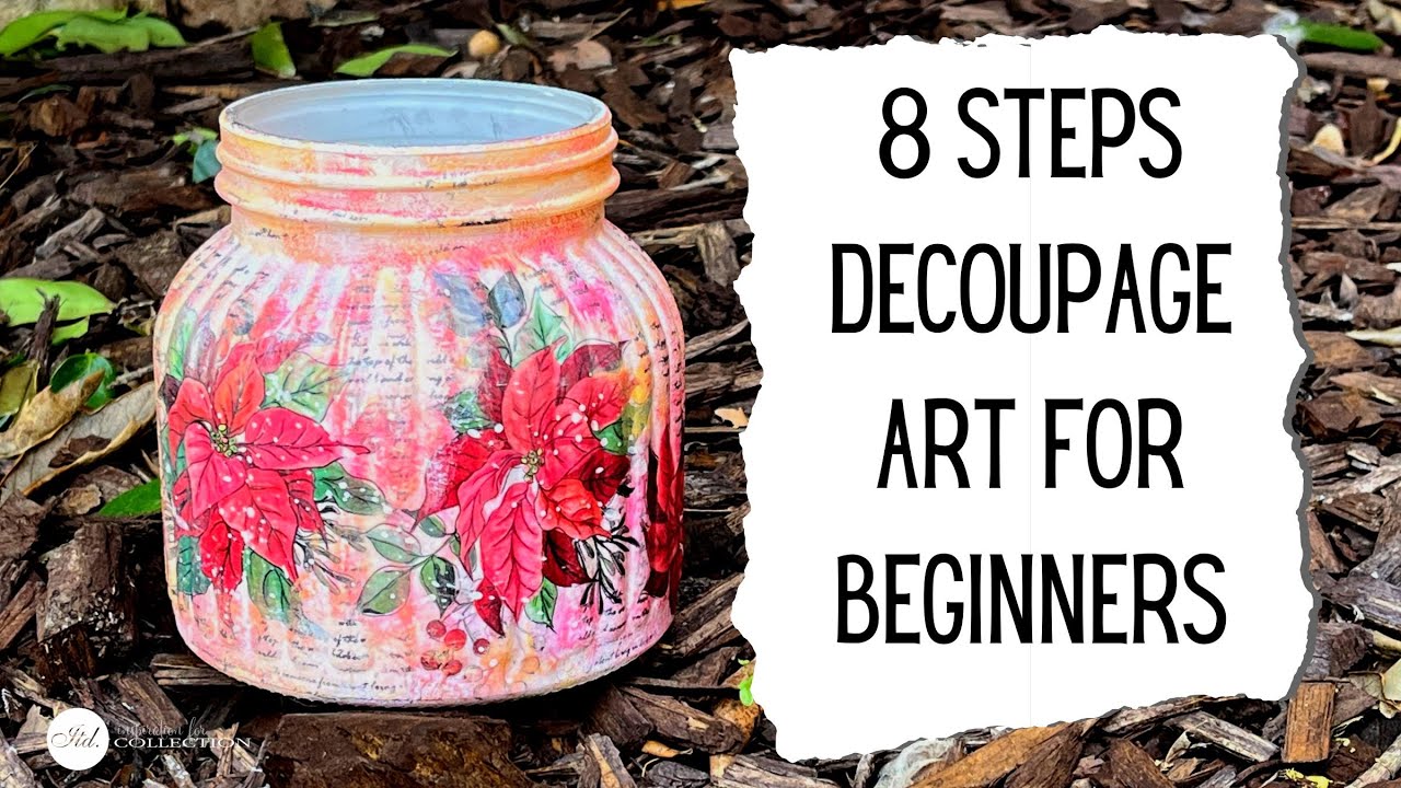 Crafting a Masterpiece with an Altered Glass Jar - Step-by-Step Tutorial! - YouTube