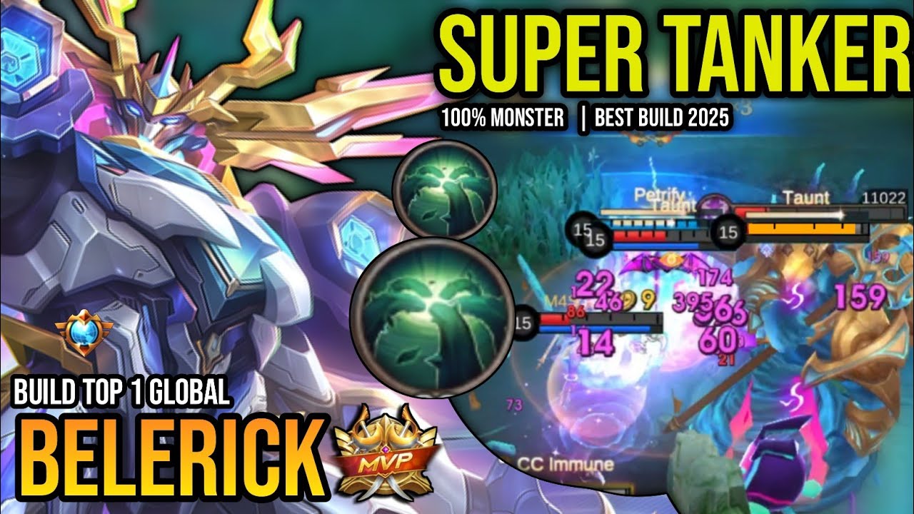 BELERICK BEST BUILD 2025 | BUILD TOP 1 GLOBAL BELERICK GAMEPLAY ...
