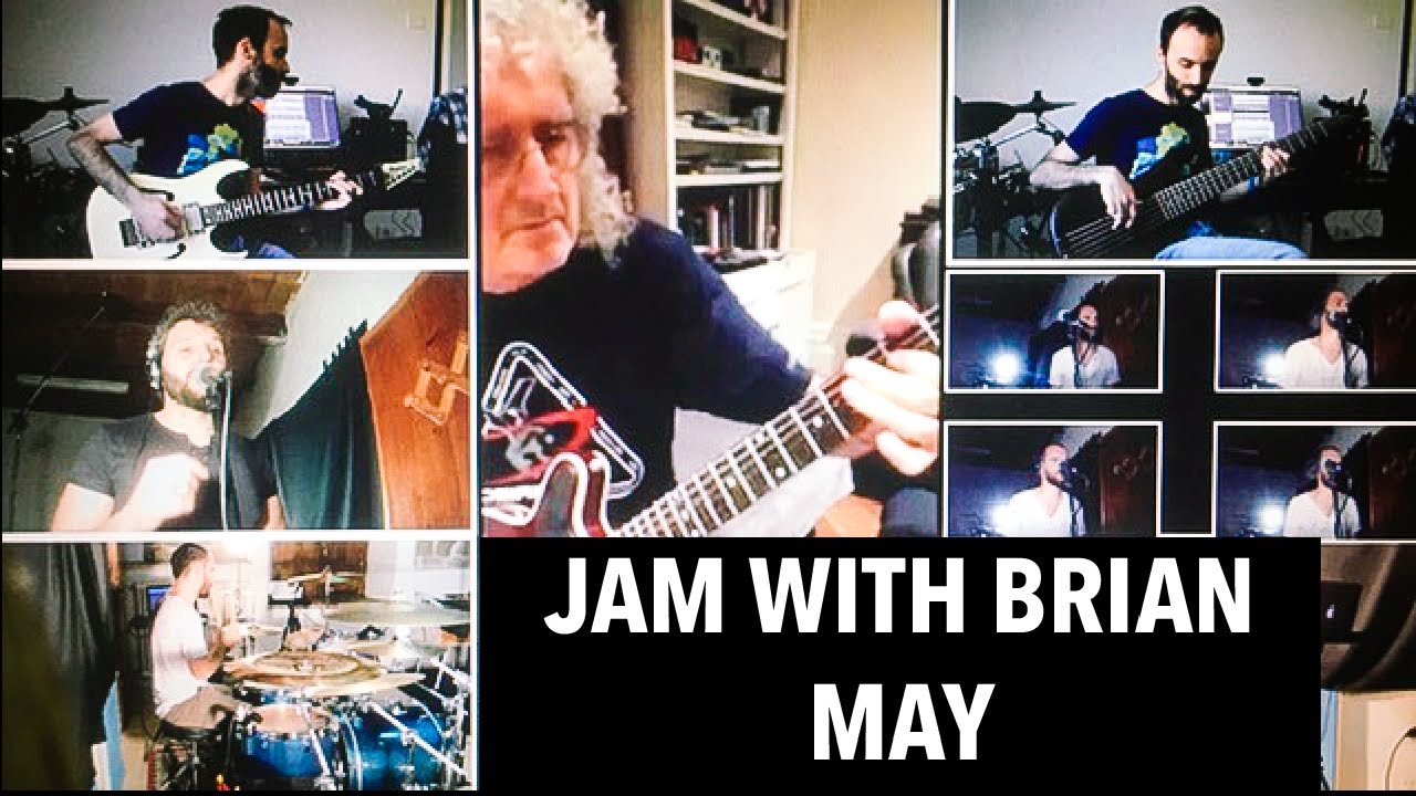 Queen - Hammer To Fall Jam With BRIAN MAY [ft. Richard Pacini & Lorenzo ...