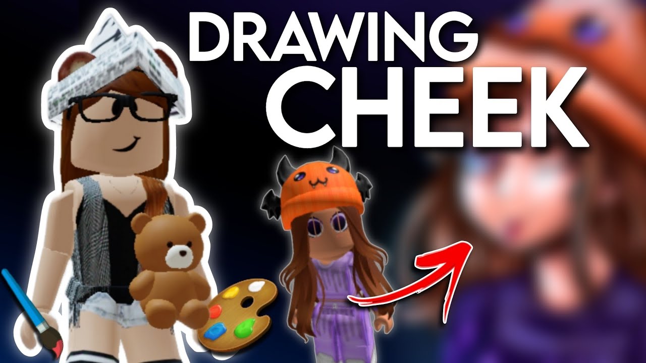 DRAWING Cheek's ROBLOX AVATAR! - YouTube