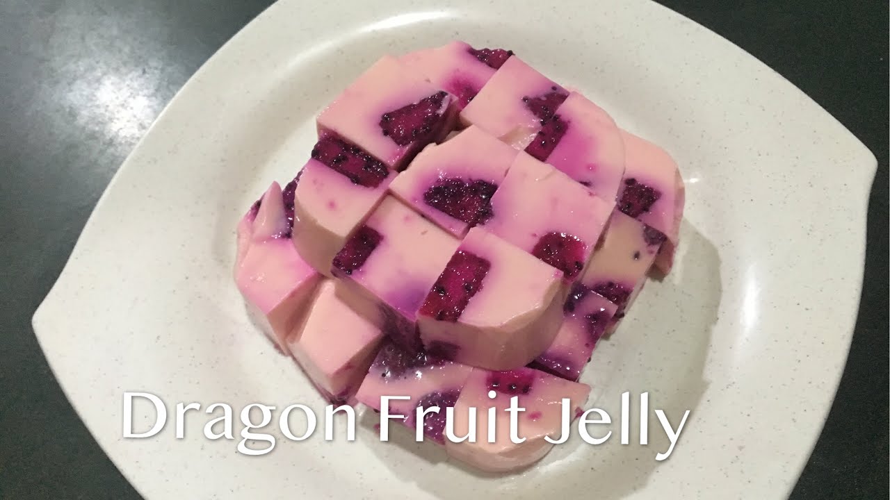 DELICIOUS DRAGON FRUIT JELLY | Healthy Dessert | 火龙果菜燕 - YouTube