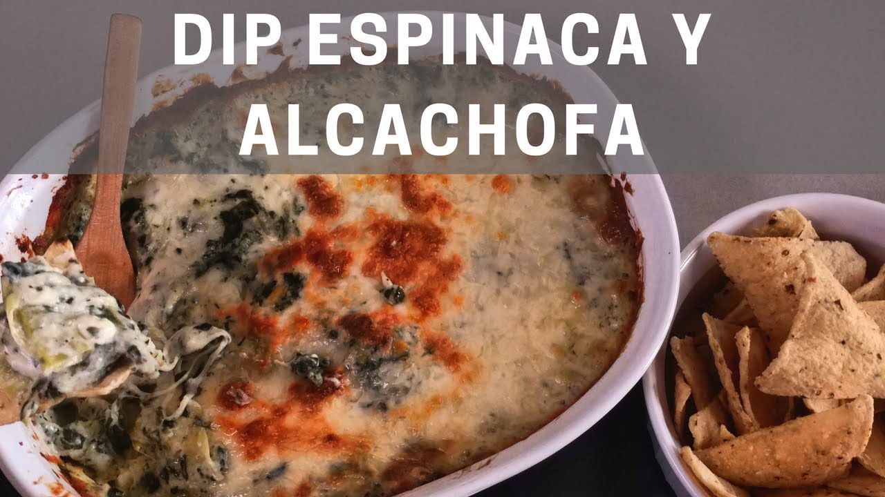 Como hacer dip de alcachofa y espinaca - YouTube