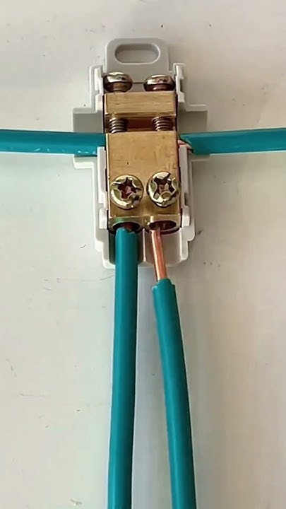 Simple and easy to use terminal blocks #tools - YouTube