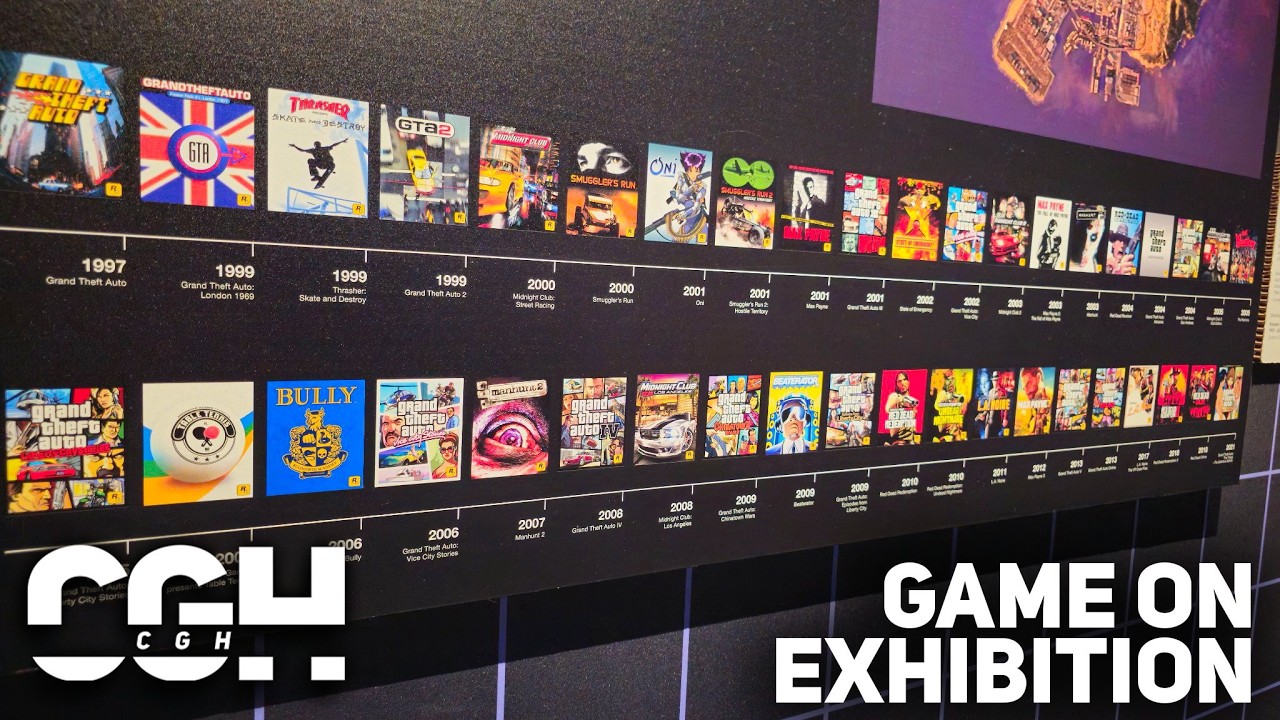 Rockstar Games Exhibition Gallery - Game On Scotland Museum - YouTube