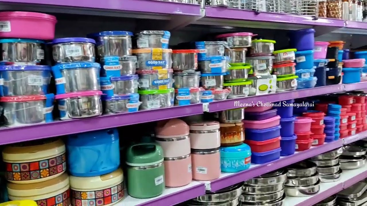 Mithran Stores Kitchen Utensils || Oil Containers || Lunch Box Collection's | Kitchen Tools ...
