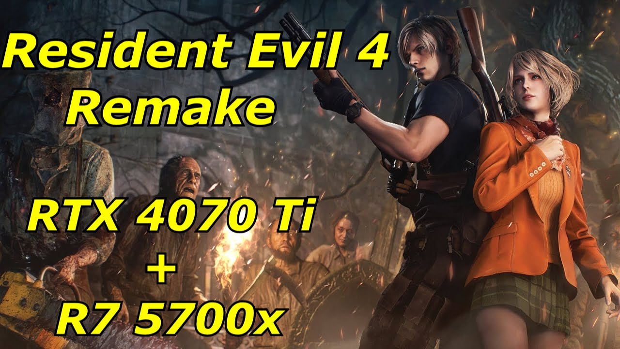 Resident Evil 4 Remake RTX 4070 Ti + R7 5700x, teste em jogo! - YouTube
