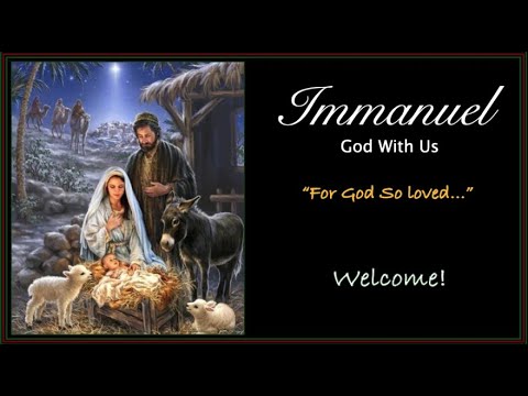 Immanuel, God With Us -- Pr. Ron Nelson - YouTube