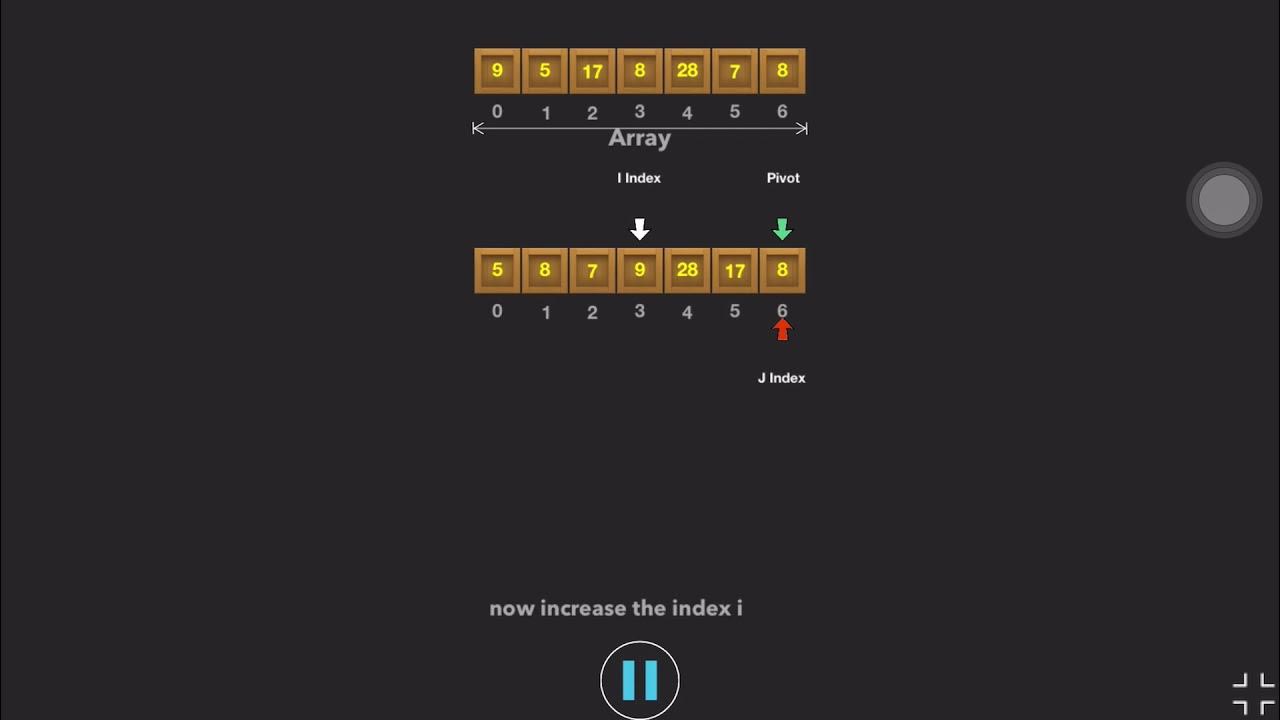 Visualization of Quick Sort. - YouTube