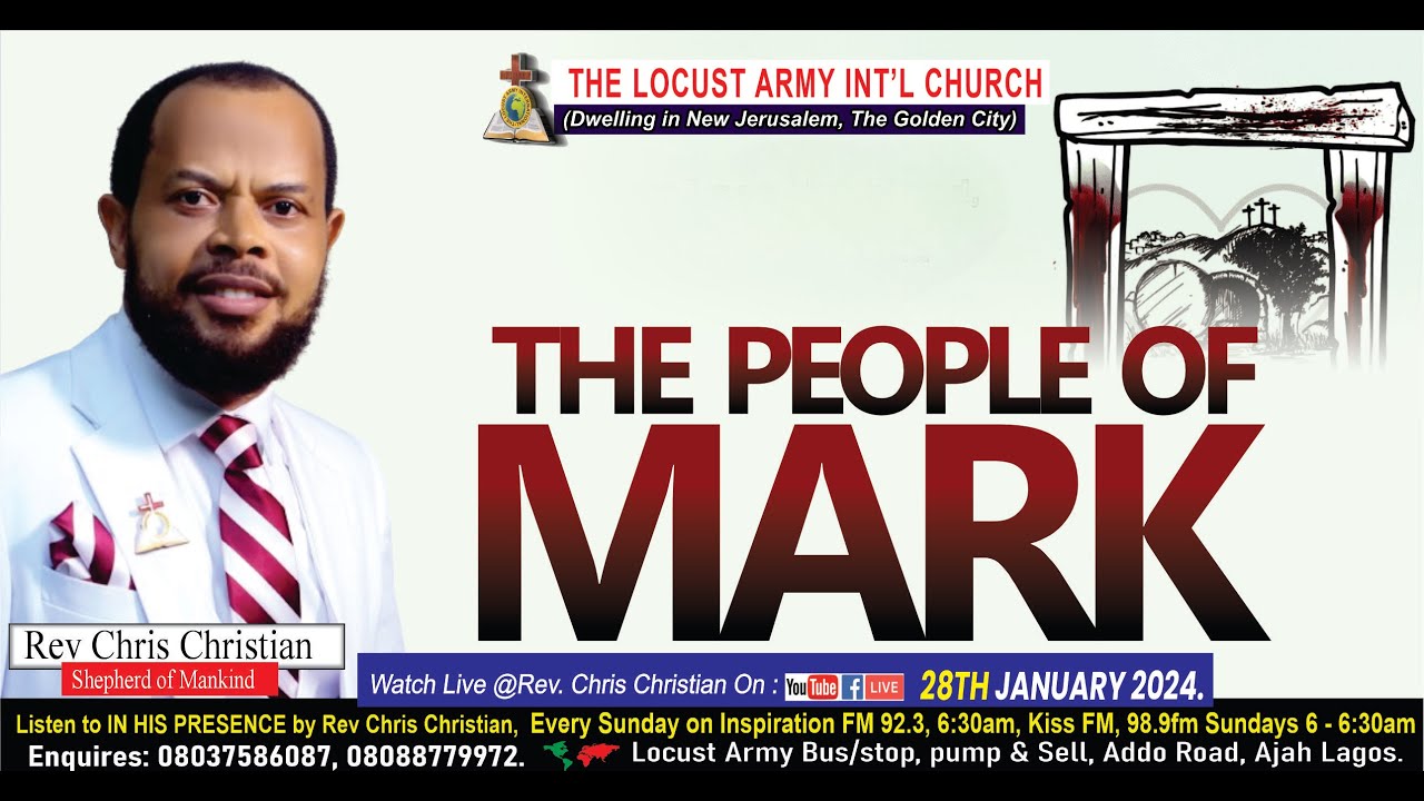 Rev. Chris Christian - THE PEOPLE OF MARK - YouTube