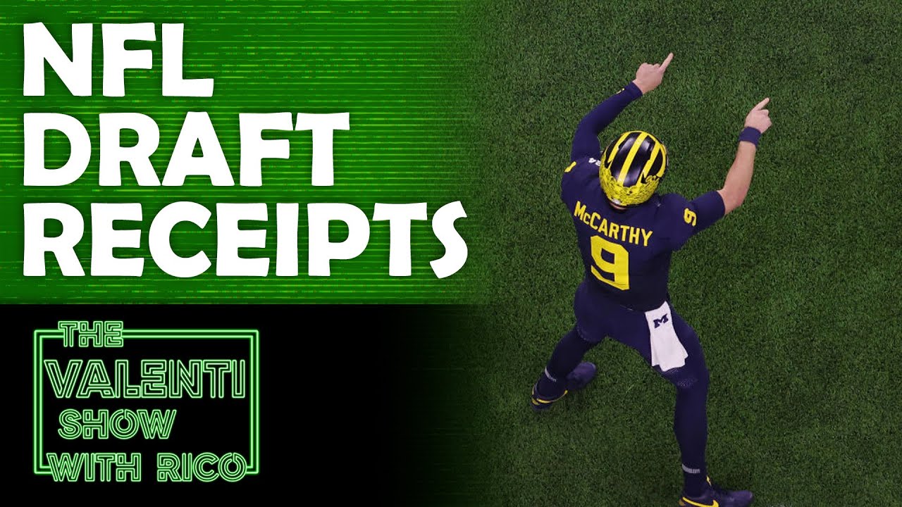 NFL Draft Receipts | In Football Today | The Valenti Show with Rico ...