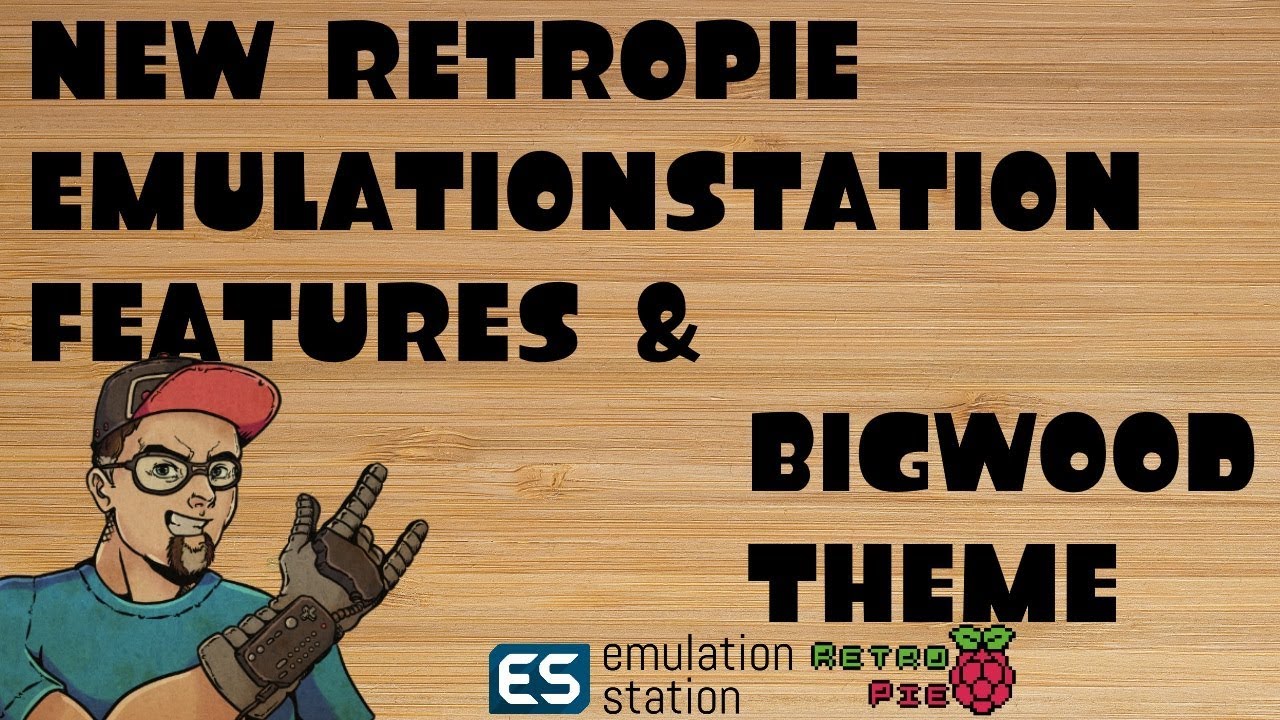 NEW FEATURES IN RETROPIE EMULATIONSTATION & NEW THEME! - YouTube