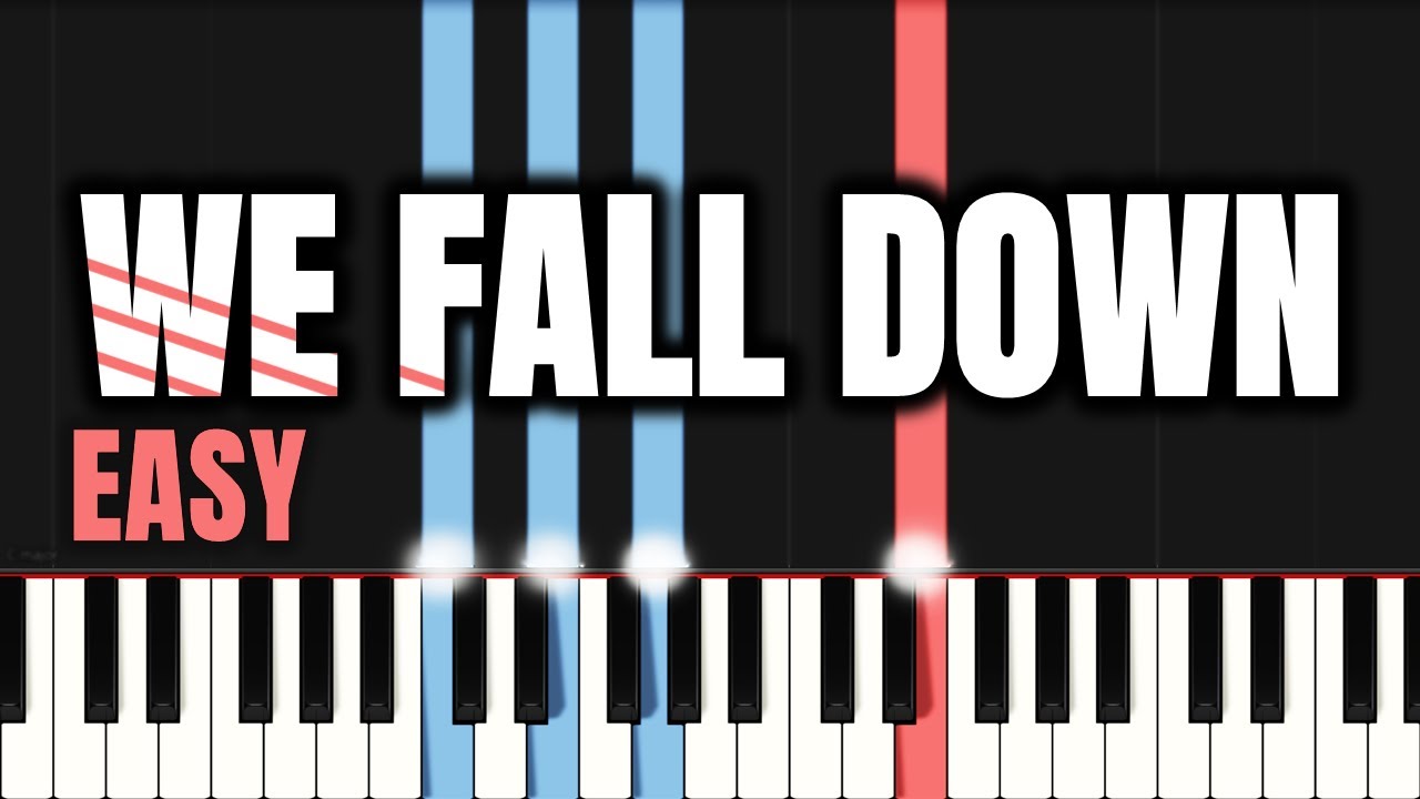 Chris Tomlin - We Fall Down | EASY PIANO TUTORIAL by Synthly Piano ...