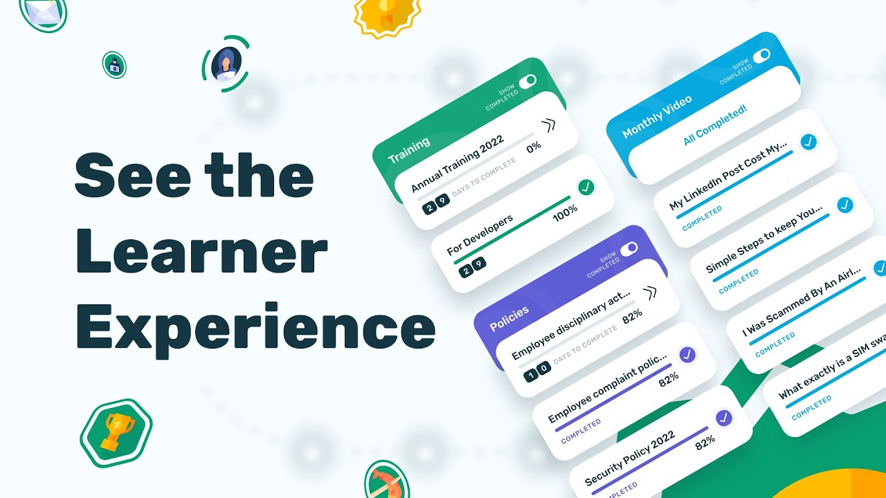 Wizer Security Awareness Employee Learner Console - YouTube
