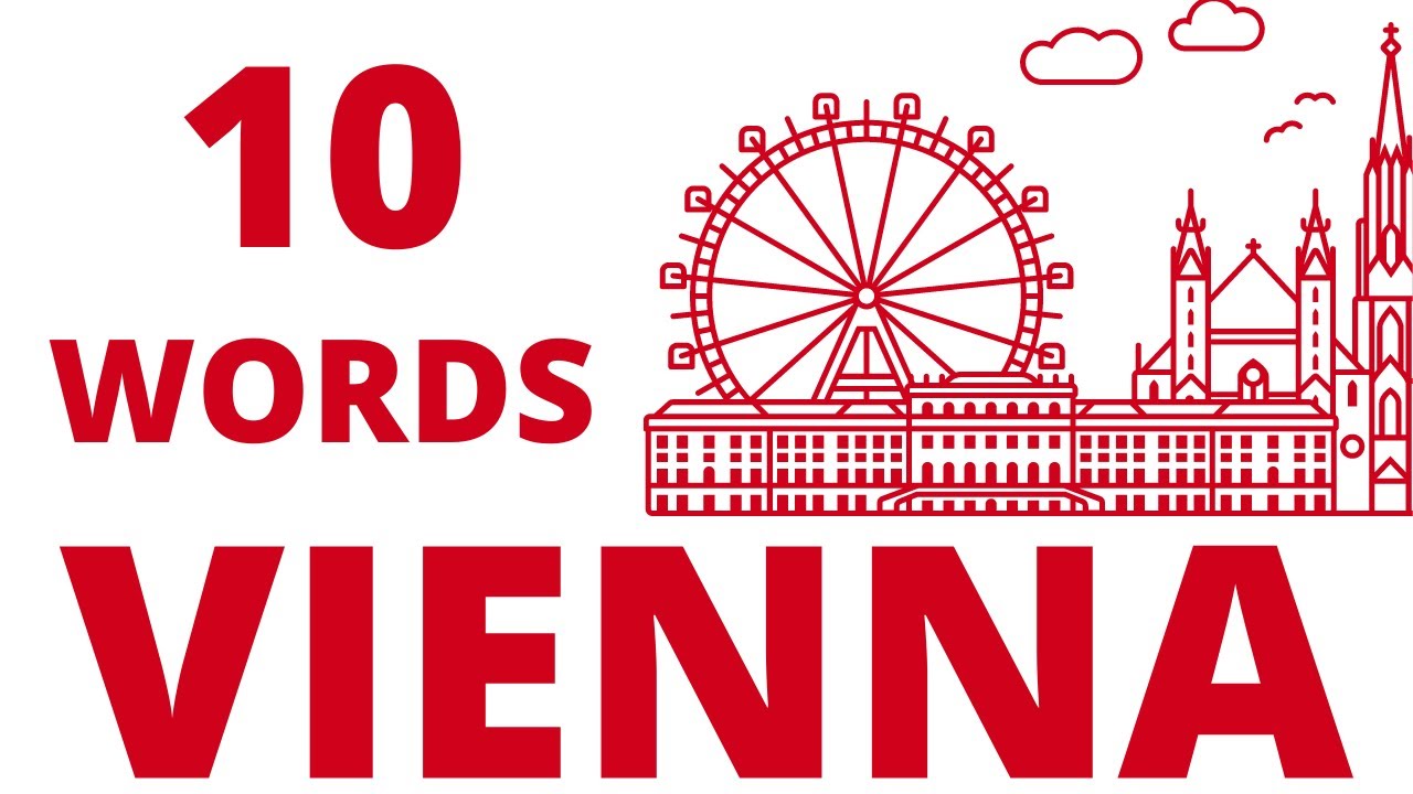 10 Viennese Words for your trip to VIENNA - YouTube