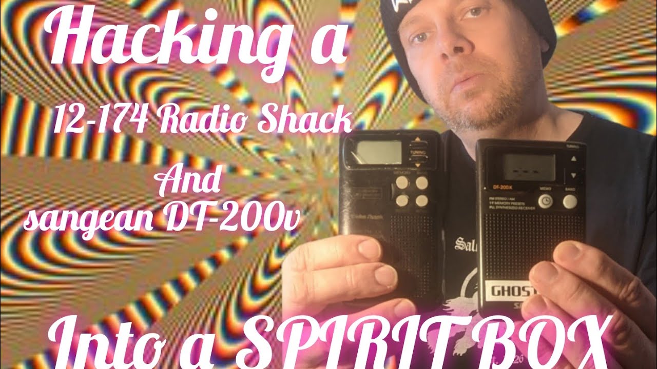 Making a spirit box out of a 12-174 radio shack radio and a Sangean DT ...