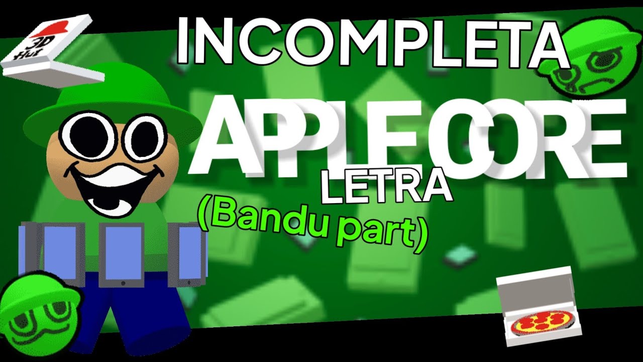 Applecore|Bandu part|INCOMPLETA|Fnf dave and Bambi golden apple|Letra ...