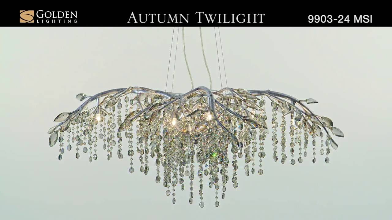 "Autumn Twilight" 12-Light Chandelier at CLW Lighting - YouTube