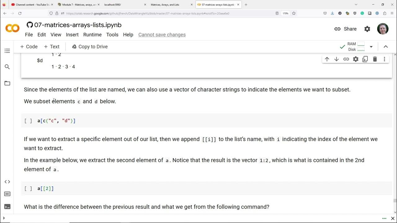 Subsetting a list in R - YouTube
