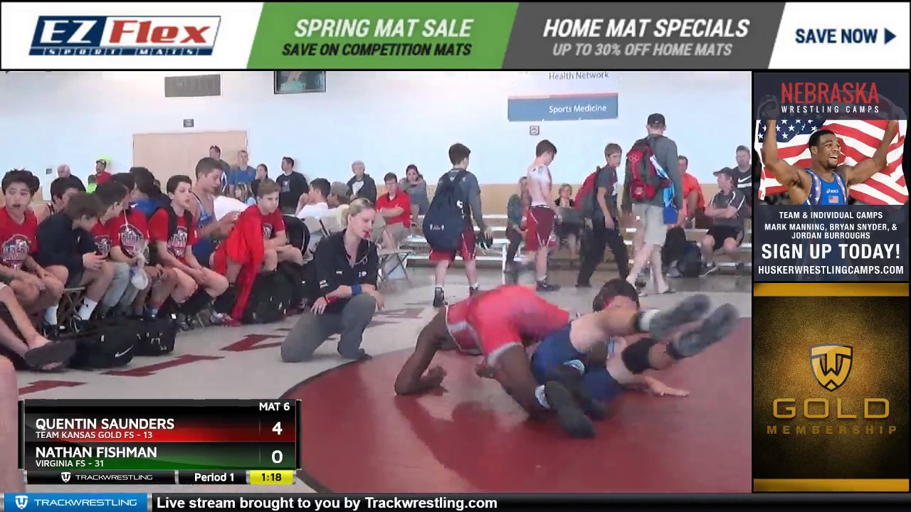 160 Quentin Saunders Team Kansas Gold FS vs Nathan Fishman Virginia FS ...