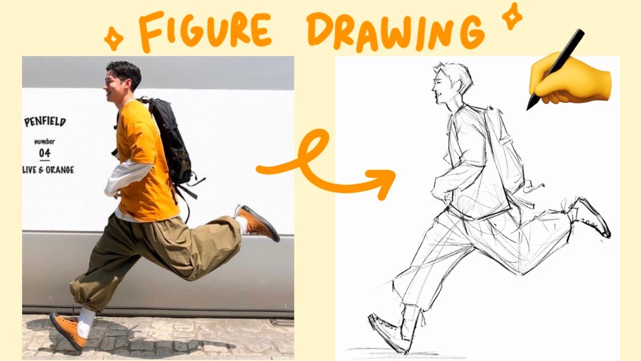 How I Create A Full Body Sketch │ Tutorial 🏃‍♂️ - YouTube
