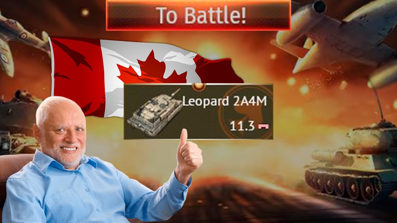 Premium Canadian Leopard 2A4M in War Thunder #update #warthunder - YouTube