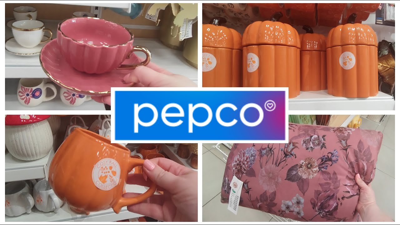 PEPCO 🛍️ KUBEK DYNIOWY ZA 5ZŁ 💖 POJEMNIK DYNIA HIT I JESIENNY OBRUS 💖 ...