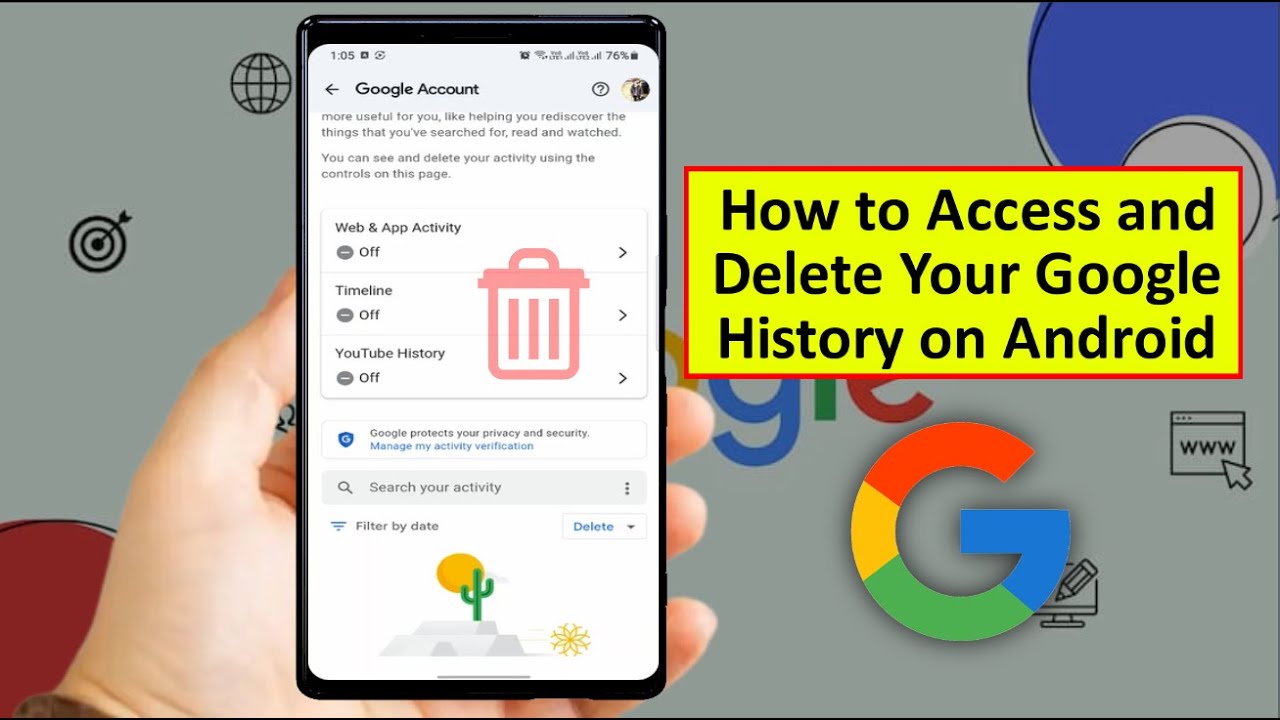 How to Find Your Google History and Delete All Activities on Android ...