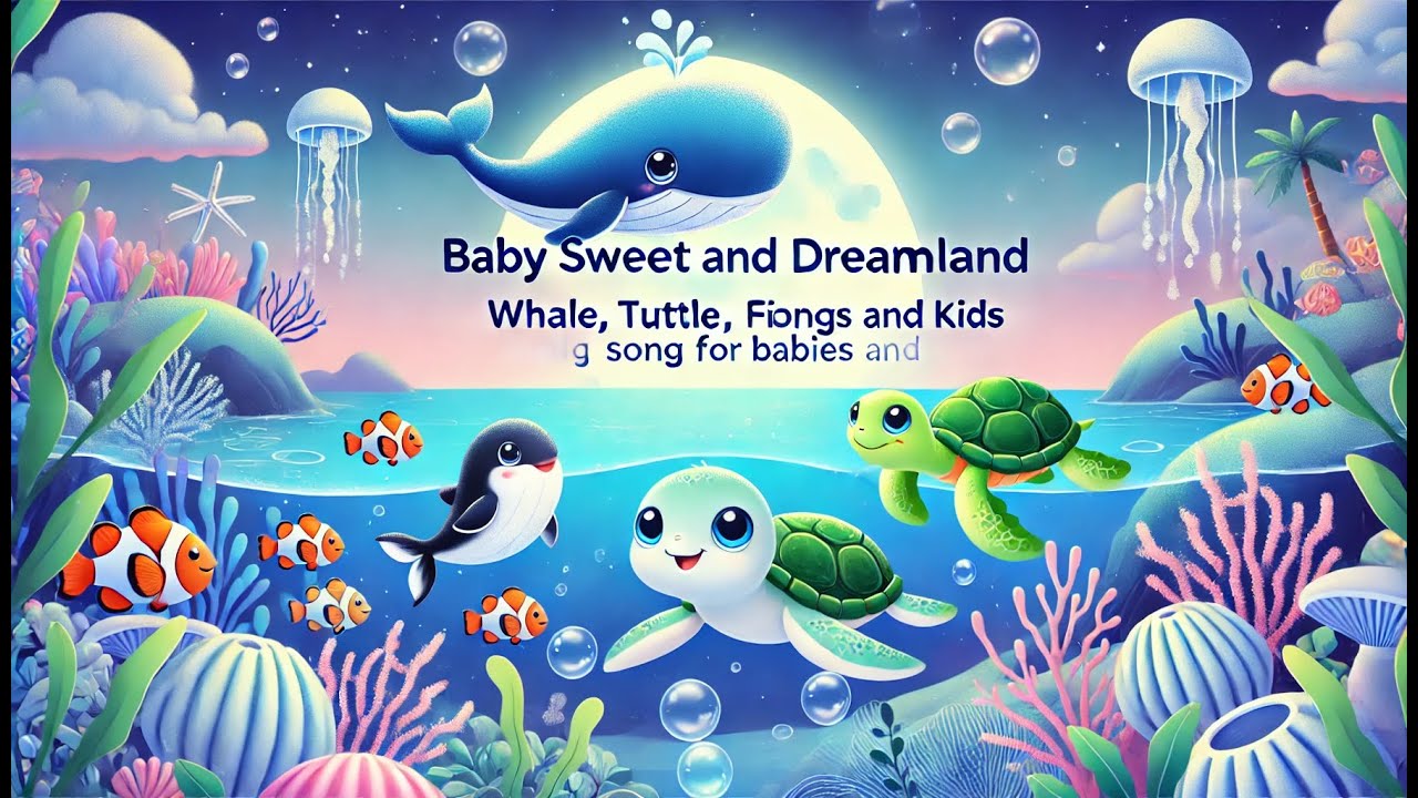 Baby Learning Videos | 30-Minute Ocean Lullaby: Sweet Dreams with Whale ...