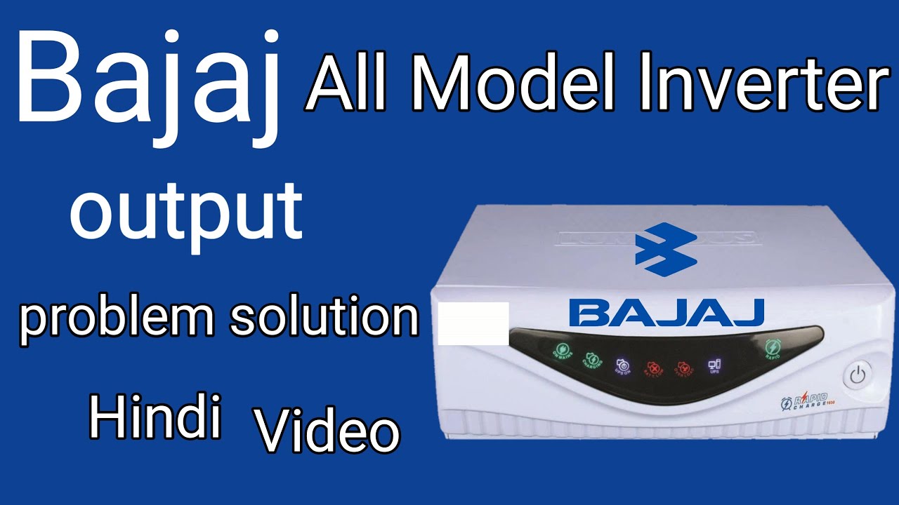 #Bajaj inverter repair#inverter output problem#inverter repair - YouTube