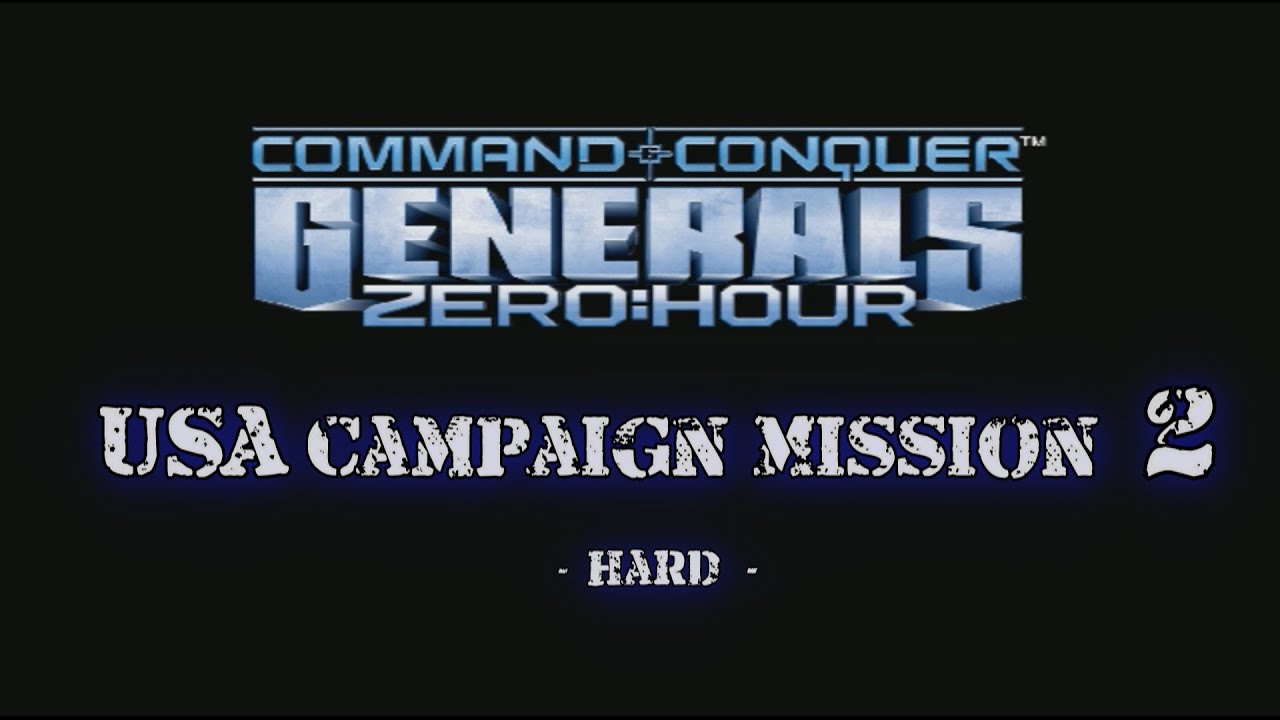 Command and Conquer: Generals - Zero Hour: USA campaign mission 2 - YouTube