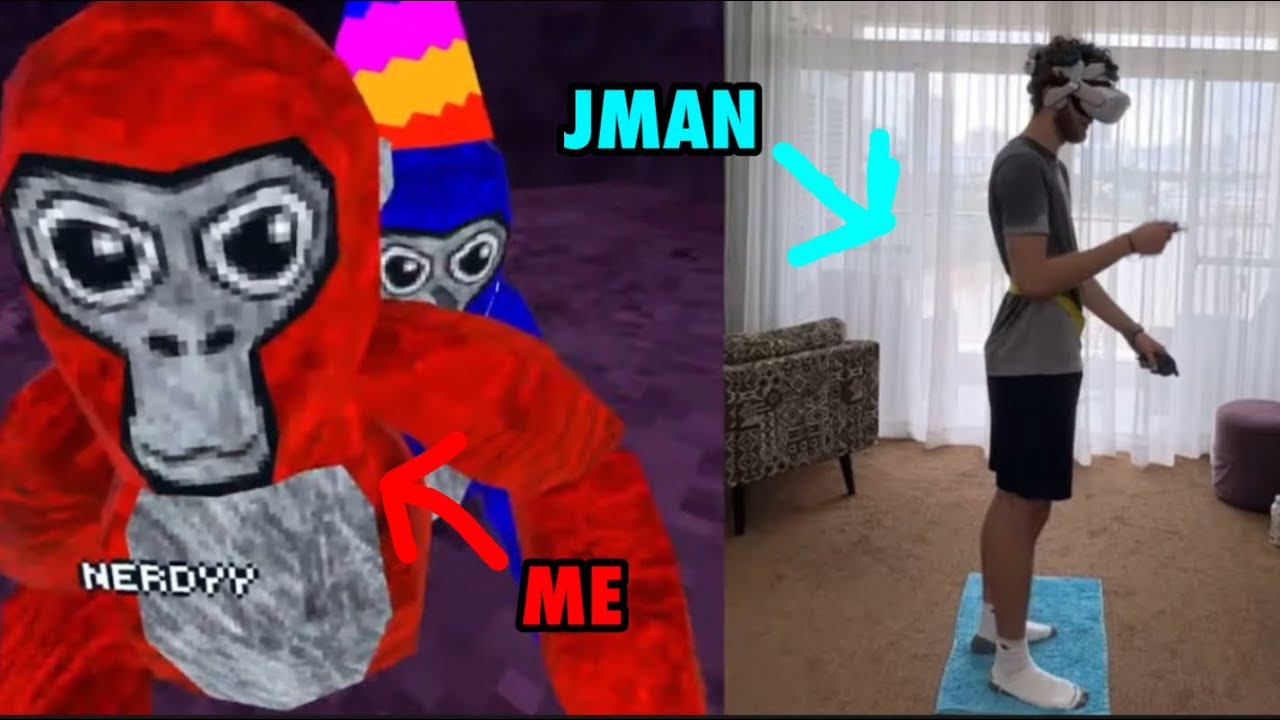 I Am In @jmancurly New Video! Gorilla Tag Vr - YouTube